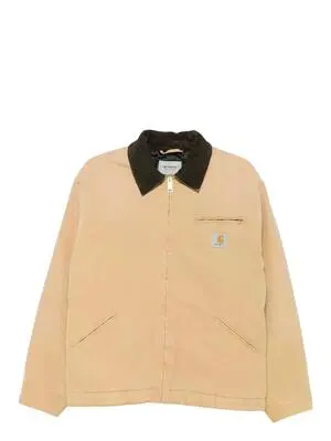 Carhartt Work In Progress CARHARTT WORK IN PROGRESS Corduroy Collar Zip-Up Shirt Jacket Neutrals