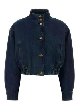 JIL SANDER Jil Sander High Neck Denim Jacket