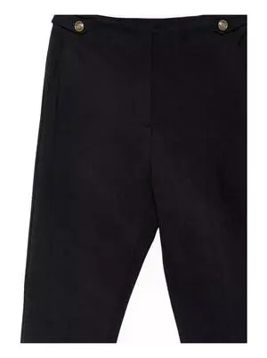 LIU JO LIU JO Herringbone Button-Detail Trousers