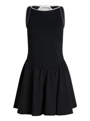 TALA Skinluxe Boat Neck Active Dress - Shadow Black