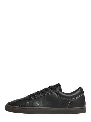 S.W.C STEPNEY WORKERS CLUB Surma Tumbled Leather Sneaker - Black