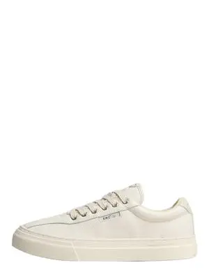 S.W.C STEPNEY WORKERS CLUB Dellow 02 Tumbled Leather Sneakers - White