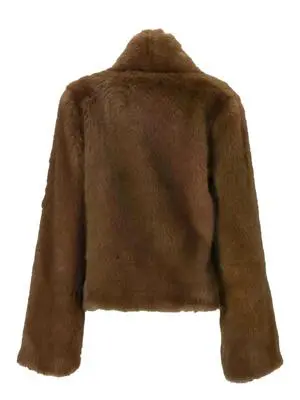 BB COUTURE Faux Fur Jacket - Brown