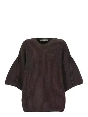 CARVEN Carven Ribbed-Knit Cashmere Sweater