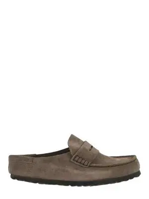 BIRKENSTOCK Birkenstock Naples Calf Suede Mules Brown