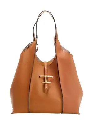 TOD'S Tod's Timeless Shopping Bag In Leather Brown