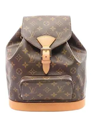 LOUIS VUITTON Monogram Montsouris Mm Backpack - Brown