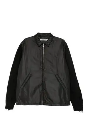 Undercover Panelled Zip-up Jacket - Black