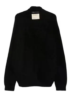 Frenckenberger Chunky Knit Cardigan - Black