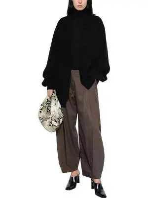 Frenckenberger Chunky Knit Cardigan - Black