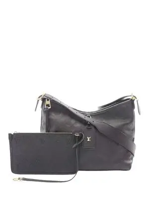 LOUIS VUITTON Monogram Empreinte Shoulder Bag - Black