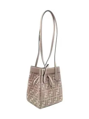 Fendi 2020s Origami Mini Shoulder Bag - Brown