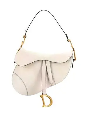 Dior Saddle Handbag - White