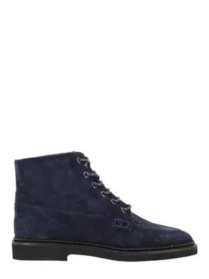 TOD'S Tod's Suede Lace-Up Ankle Boots