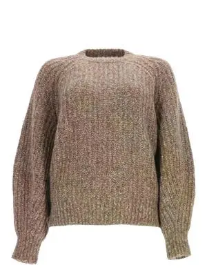 BRUNELLO CUCINELLI Brunello Cucinelli Sequin Embellished Ribbed Knit Sweater