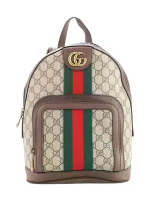 GUCCI Gucci Ophidia GG Coated Canvas And Leather Small Backpack