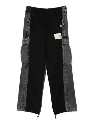 Mihara Yasuhiro Combined Sweat Military Pants - Black