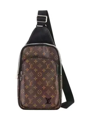 LOUIS VUITTON Monogram Canvas Avenue Sling Bag Nm Macassar - Brown