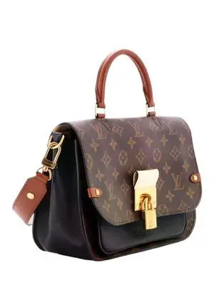 LOUIS VUITTON Louis Vuitton Vaugirard Monogram Canvas Satchel Black