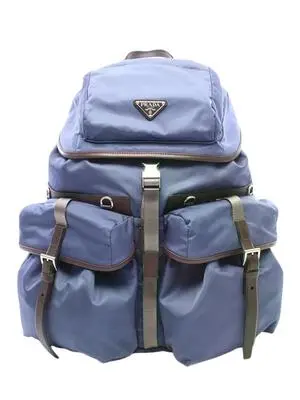 Prada Prada Re-Nylon Backpack Blue