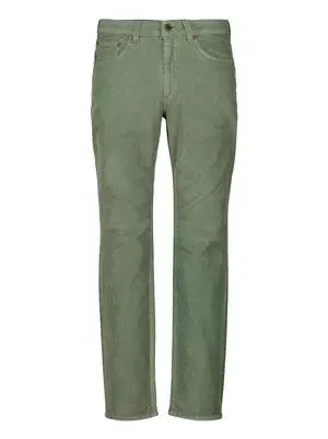 Boglioli Corduroy Straight-leg Trousers - Green