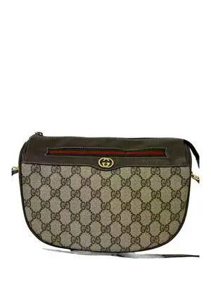 Gucci Gg Supreme Web Crossbody Bag - Neutrals