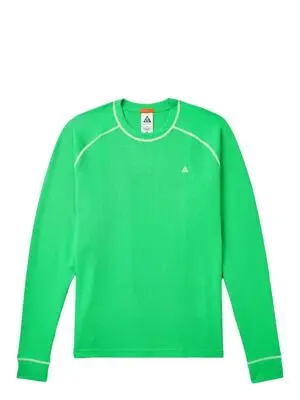 Nike Waffle Texture Long Sleeve T-shirt - Green
