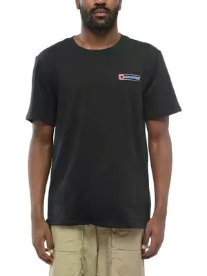 CONVERSE Logo-print Cotton T-shirt - Black