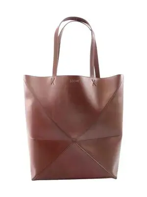 Loewe Loewe Puzzle Fold Tote Bag Brown