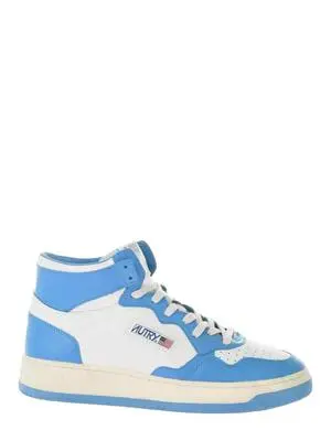 AUTRY Medalist Mid Leather Sneakers - White