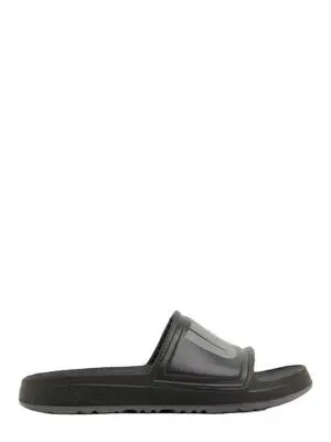 UGG Wilcox Logo-print Slides - Black