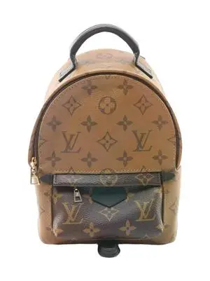 LOUIS VUITTON 2019 Palm Springs Monogram Reverse Backpack - Brown