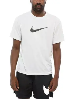 Nike Swoosh-print T-shirt - White