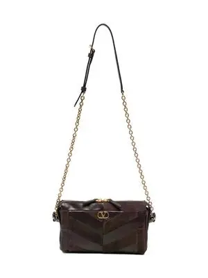 VALENTINO Valentino Garavani Panthea Small Shoulder Bag In Suede And Nappa Leather
