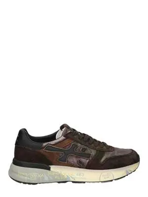 Premiata Premiata Mick 8434 Paneled Sneakers Brown