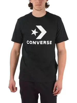 CONVERSE Logo-detail T-shirt - Black