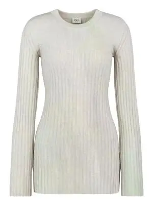 TOD'S Ribbed Knit Sweater - Neutrals
