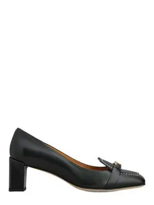 TOD'S T Timeless Contrast-stitched Pumps - Black