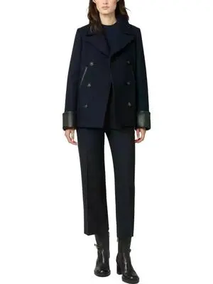 TOD'S Wool Peacoat - Blue