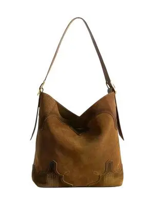 Zadig&Voltaire Zadig&Voltaire Jane Western Shoulder Bag Brown