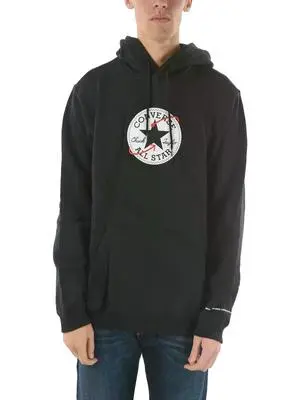CONVERSE Chuck Taylor Logo-print Hoodie - Black