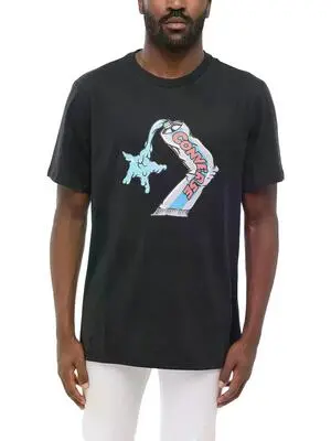 CONVERSE Logo-print Jersey T-shirt - Black