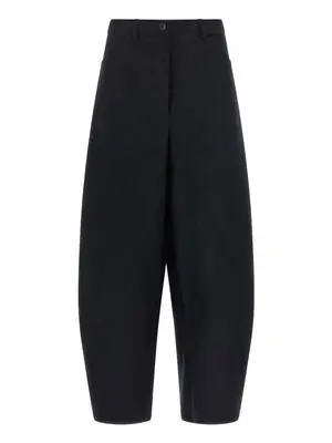 NUDE Tapered-leg Trousers - Black