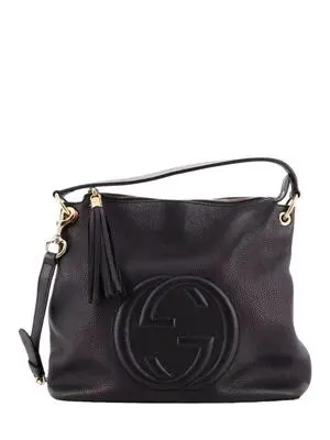 Gucci Soho Convertible Large Hobo Bag - Black