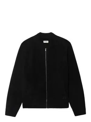ZADIG&VOLTAIRE Zadig&Voltaire Gweno Wool And Cashmere Blend Bomber Cardigan