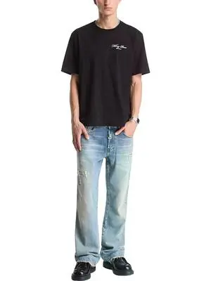 Filling Pieces Cinema Logo-print T-shirt - Black