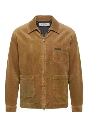 GOLDEN GOOSE Corduroy Zip-up Jacket - Brown