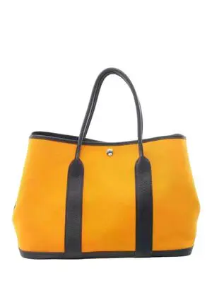 Hermès 2015 Toile And Negonda Garden Party 30 Tote Bag - Orange
