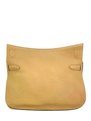 Hermès Taurillon Clemence Jypsiere 34 Crossbody Bag - Yellow
