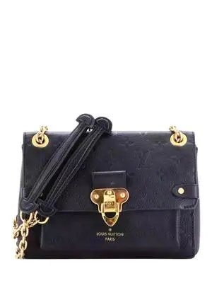 LOUIS VUITTON Vavin Handbag Monogram Empreinte Leather Bb Crossbody Bag - Black